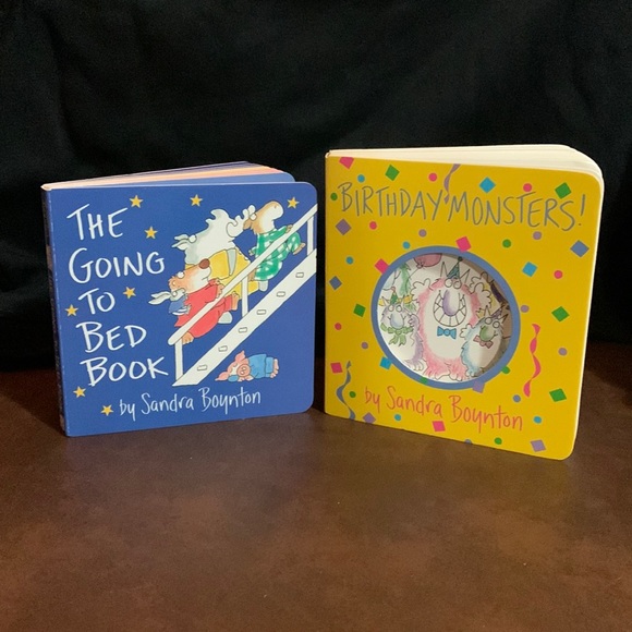 Sandra BOYNTON | Toys | Two Sandra Boyntonchildrens Books Birthday Monsters The Going To Bed ...